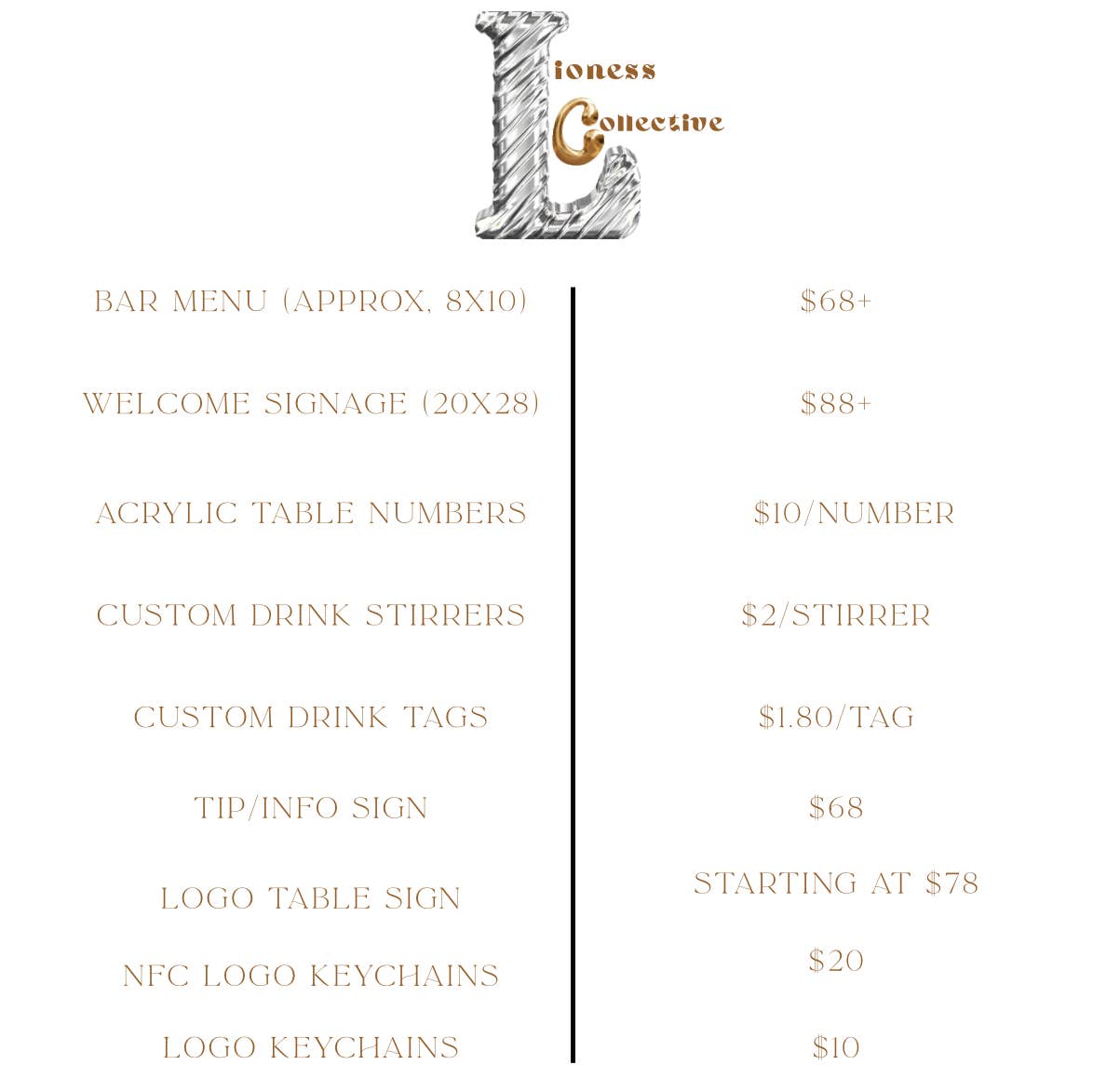 Lioness Engraving wholesale products