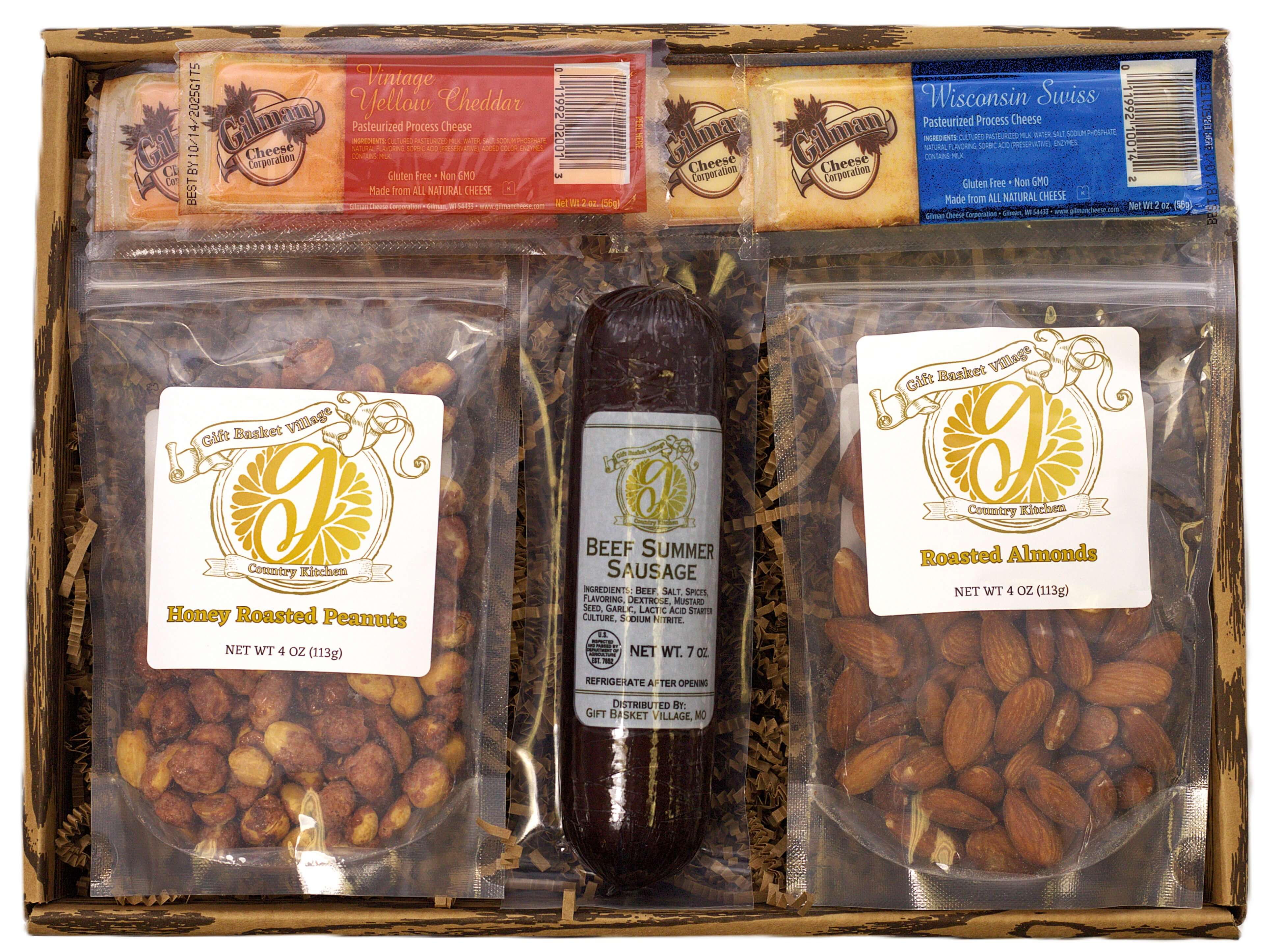 Wholesale Savory Snack Sampler Gift Basket – Classic Variety for your ...