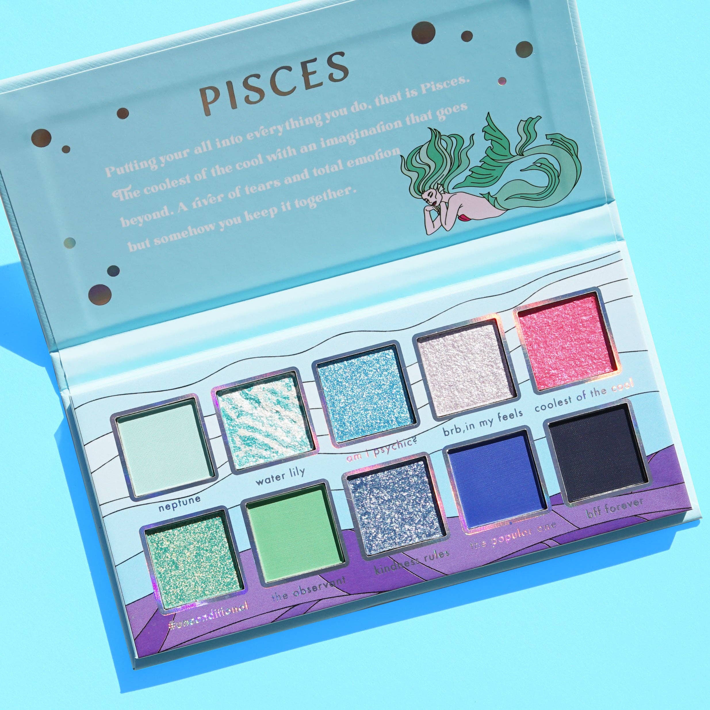 Wholesale Zodiac PISCES 10-Shade Creative Beauty Palette - VEGAN for ...