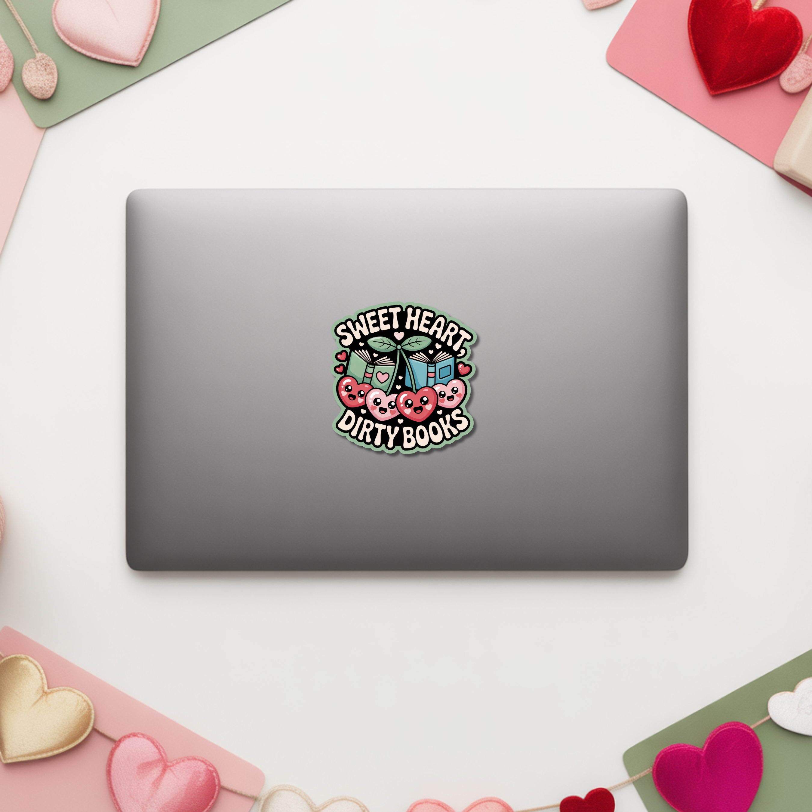 Wholesale Sweet Heart Dirty Books Smut Reading Sticker for your store ...