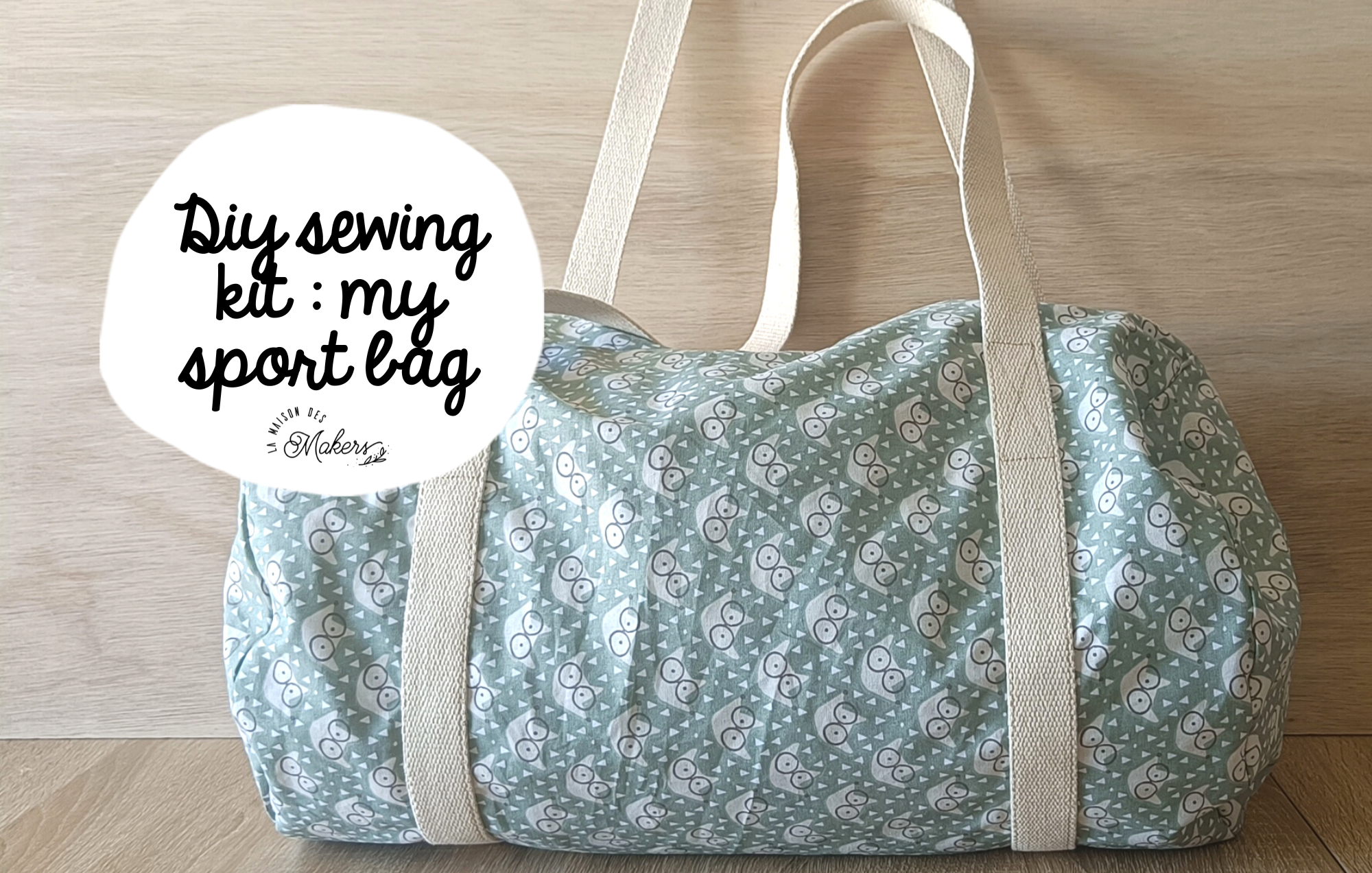 DIY Kit : I sew my Own Sport bag - Mint en vente B2B pour votre magasin ...