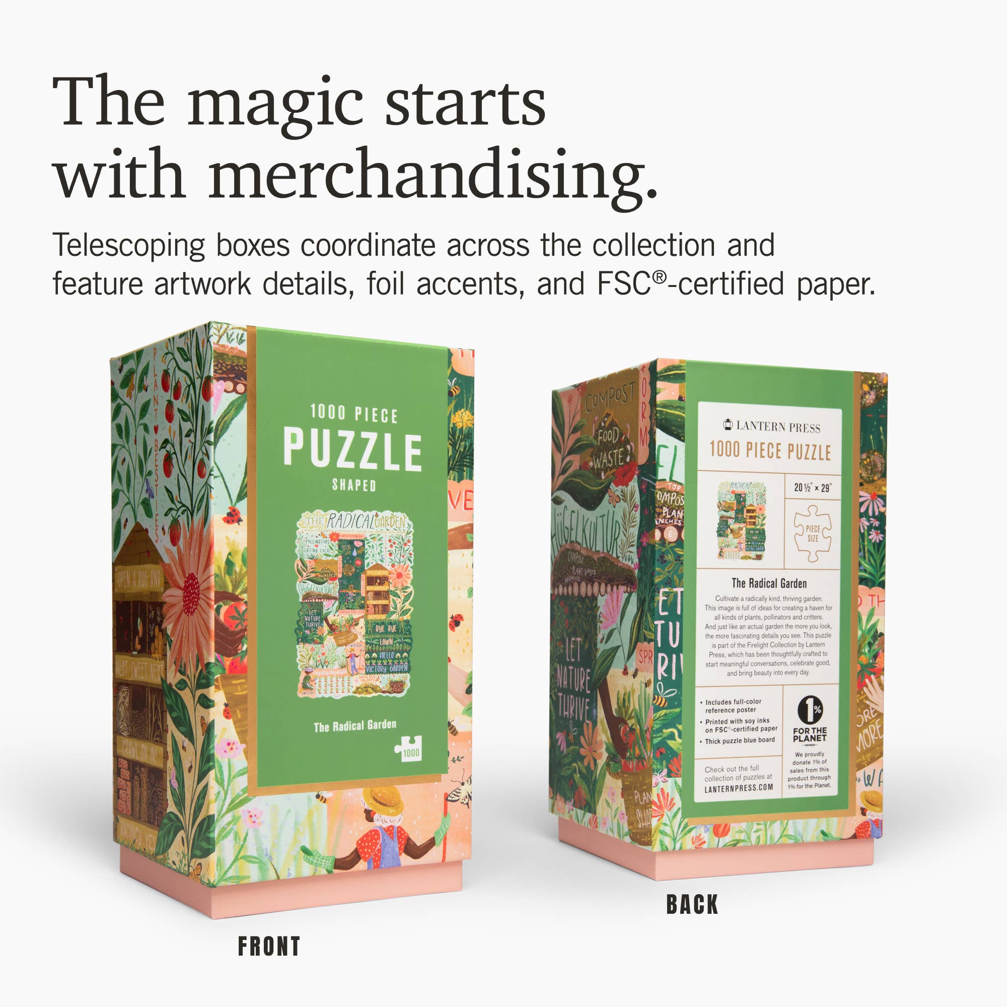 Wholesale 1000 PIECE PUZZLE, The Radical Garden, Firelight for your ...