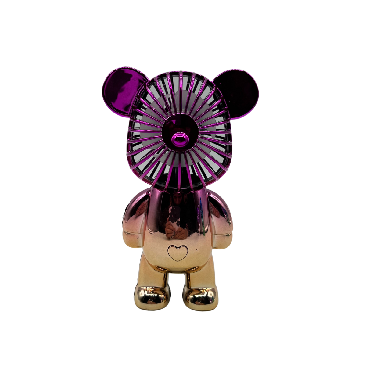 Wholesale Teddy Bear Mini Fan Heart Button Rechargeable 48 CT for your ...