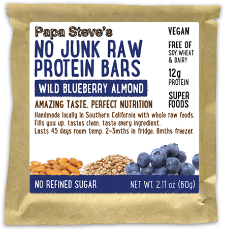 Papa Steve's No Junk Raw Protein Bars wholesale products