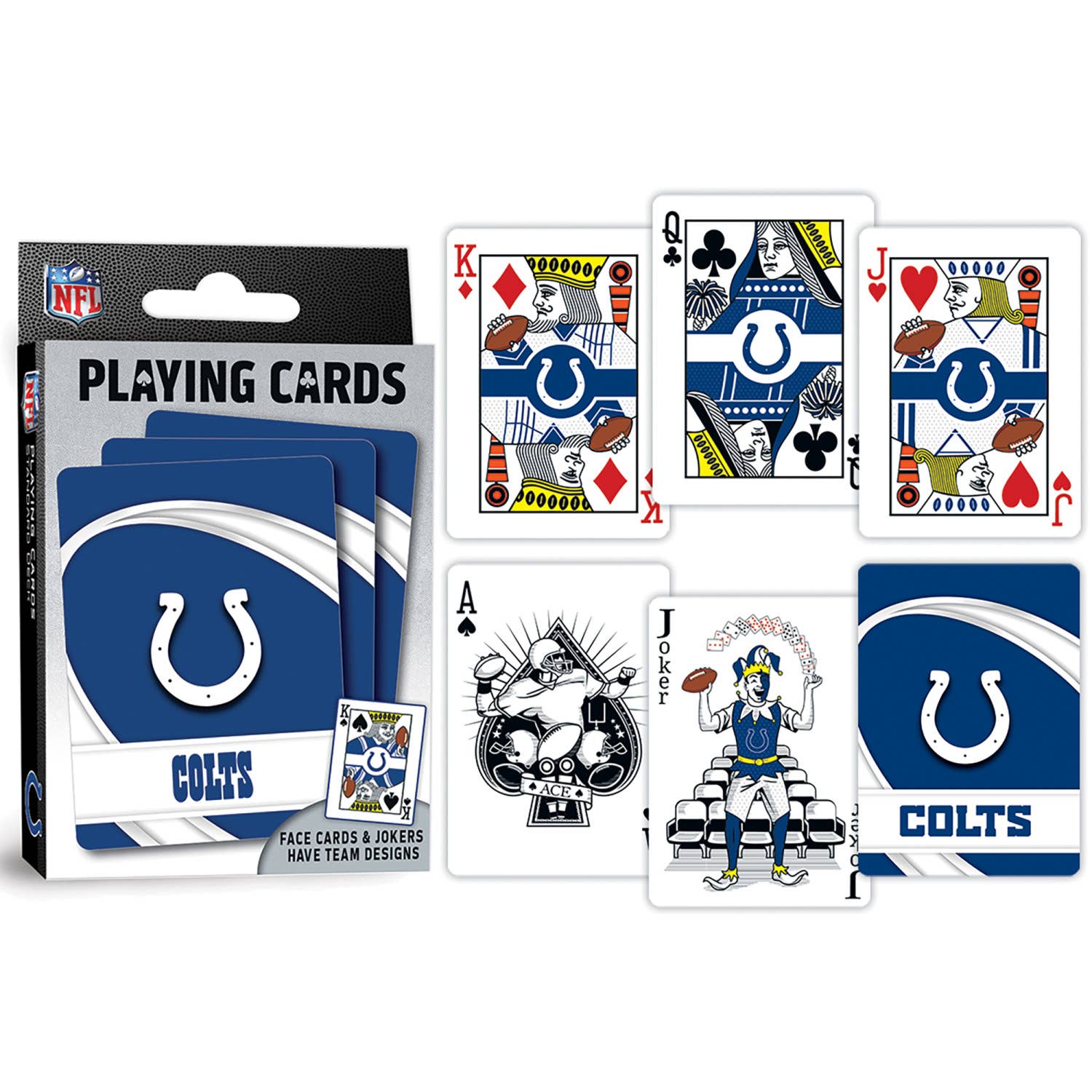 Wholesale Indianapolis Colts Playing Cards for your store - Faire