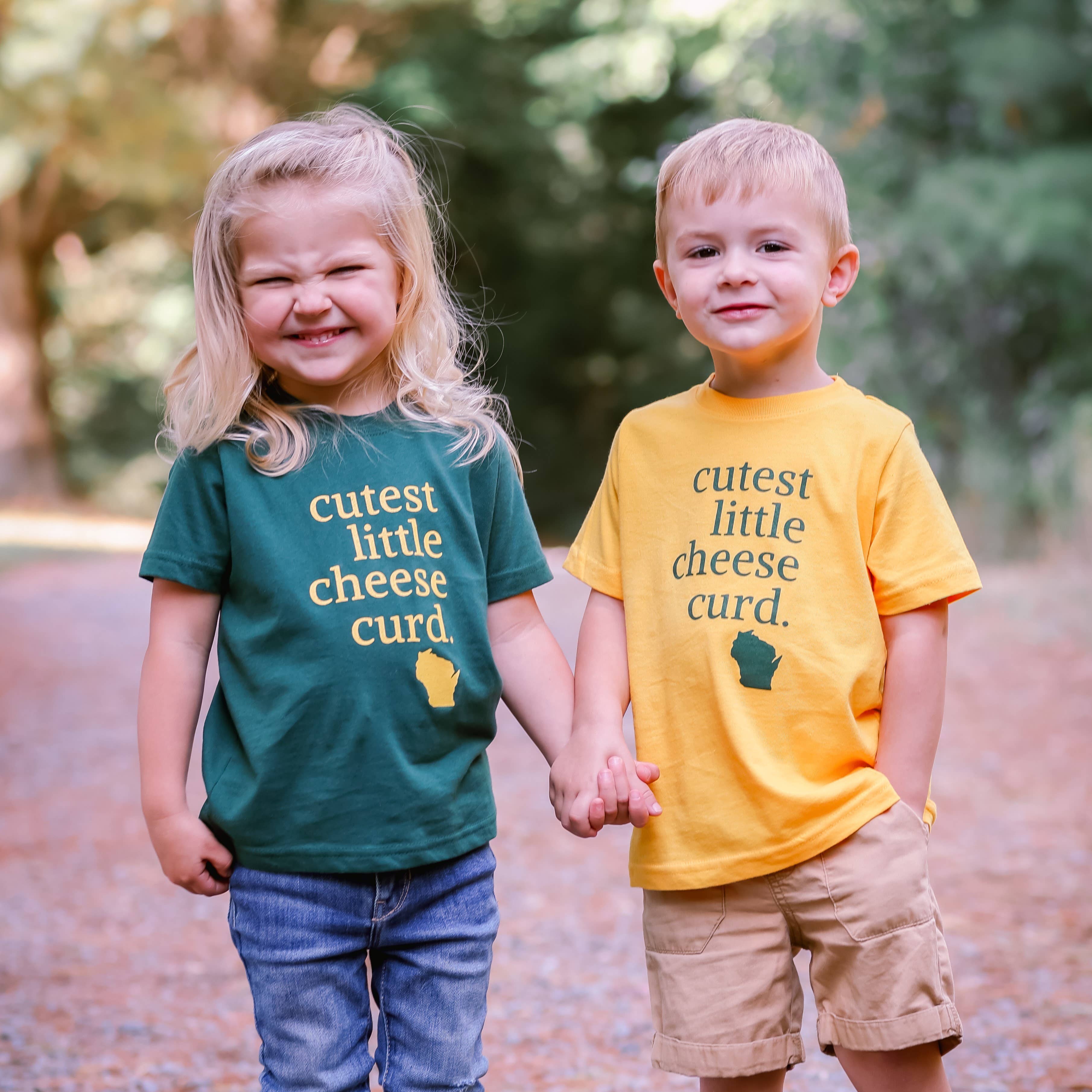 Wholesale Cutest Little Cheese Curd Short-Sleeve Tee - Packer Colors ...