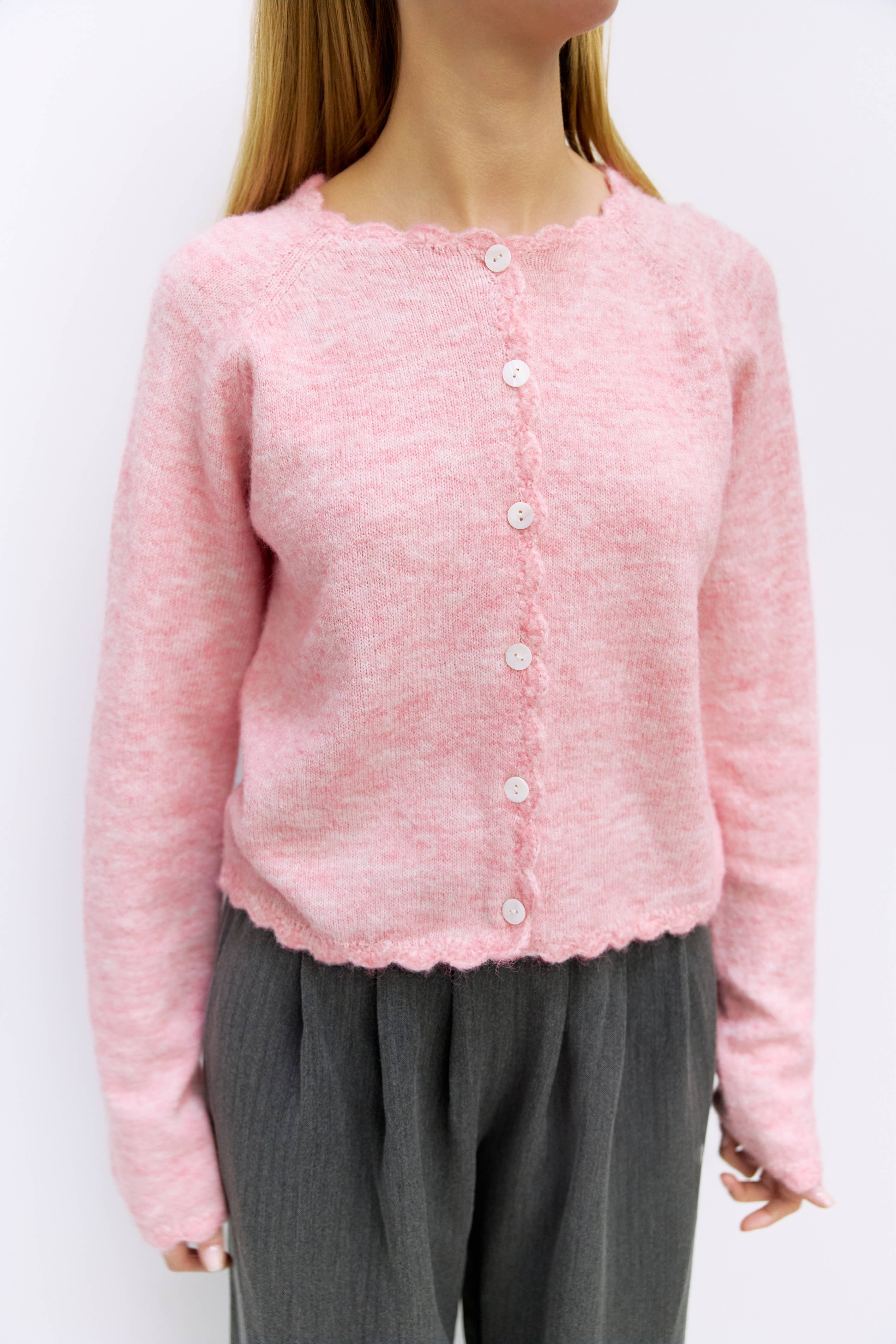 Wholesale The Tiffany Cardigan | Scallop Edge Cardigan for your store ...