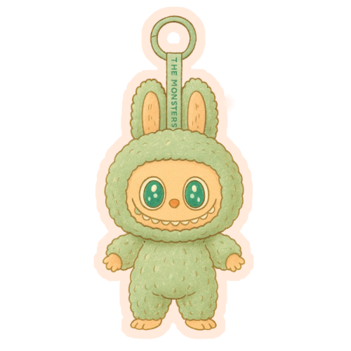 Wholesale Die Cut Stickers 'Labubu Love' for your store - Faire