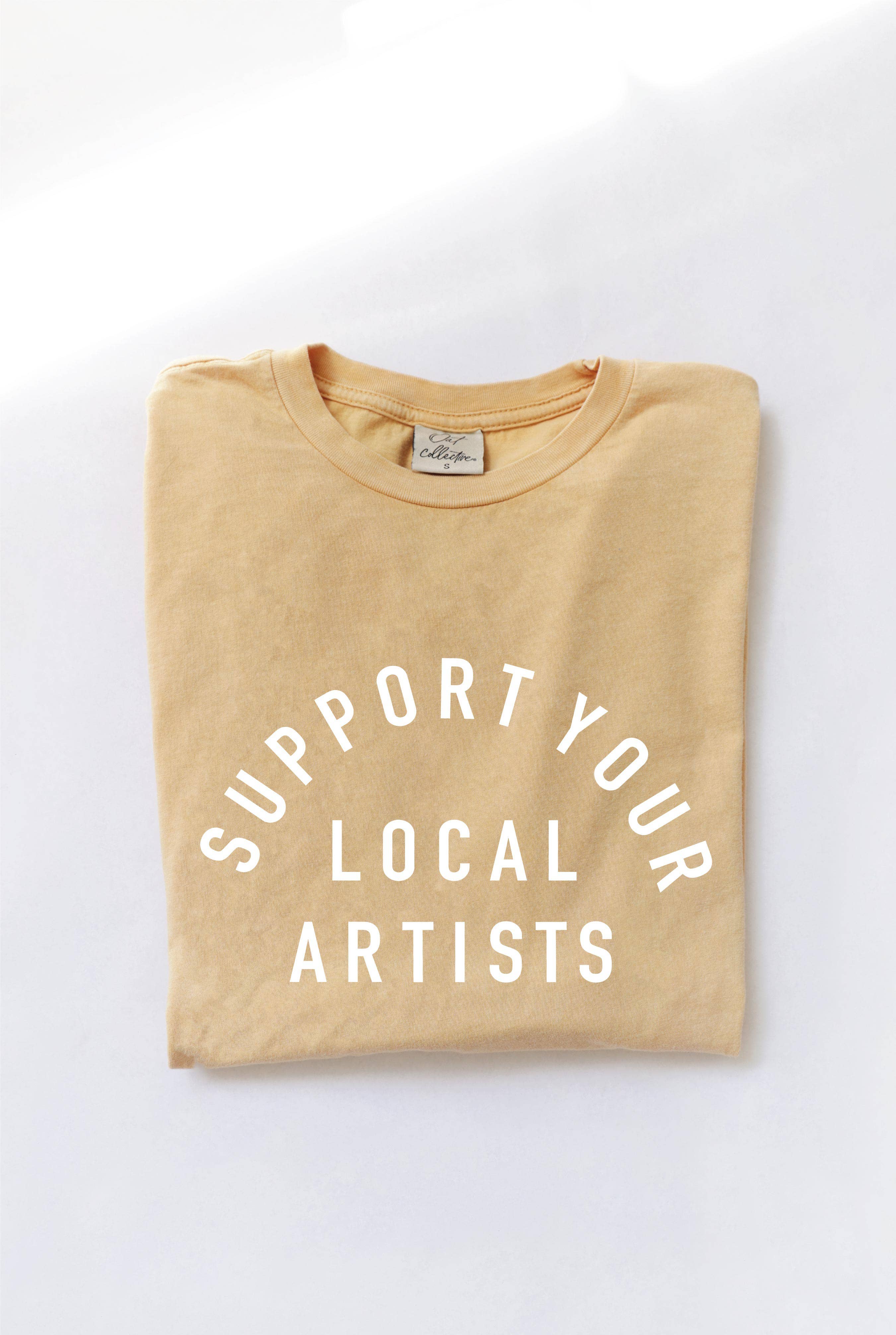 Wholesale SUPPORT YOUR LOCAL ARTISTS Mineral Washed Graphic Top for ...