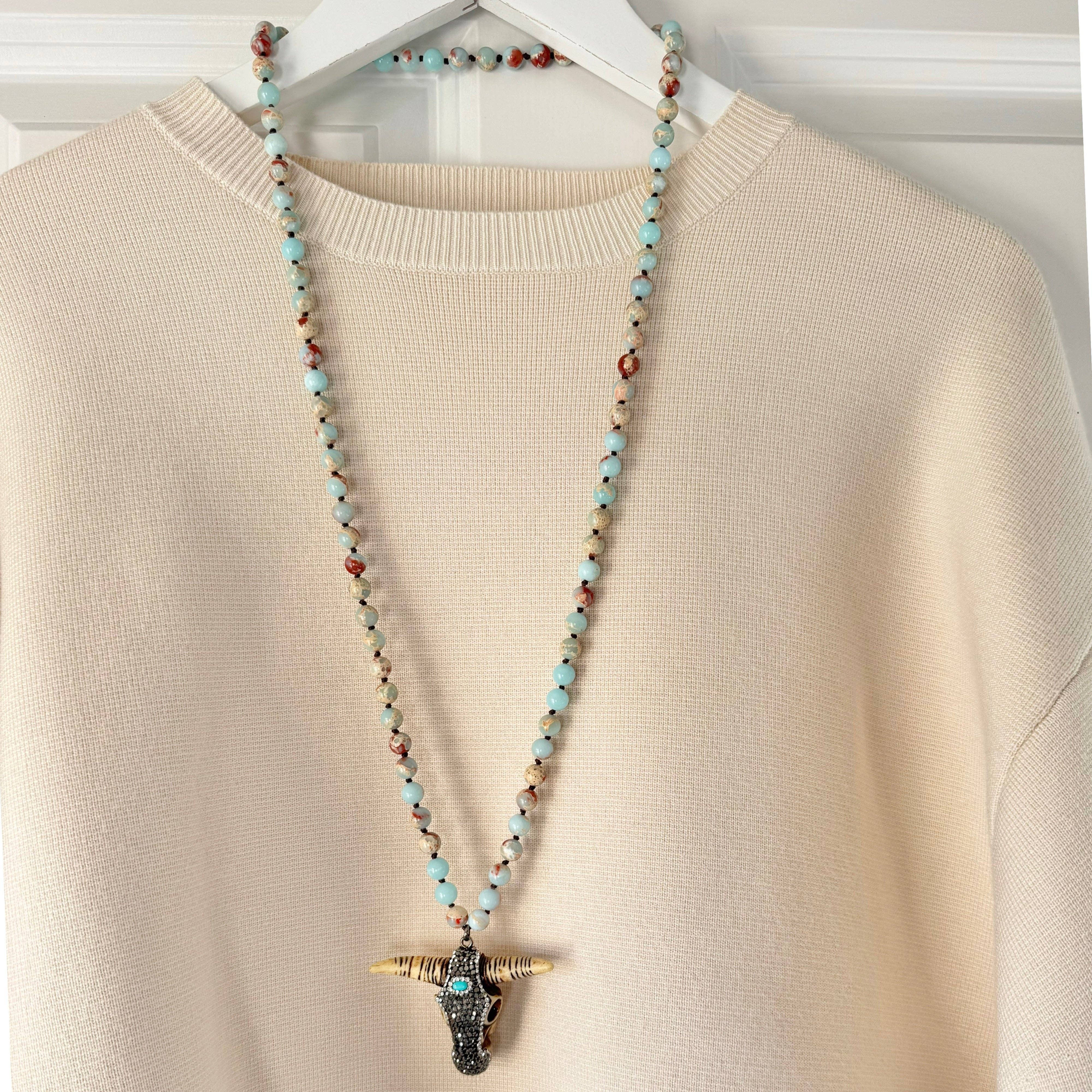 Wholesale The Blue Mix Buffy Necklace for your store - Faire