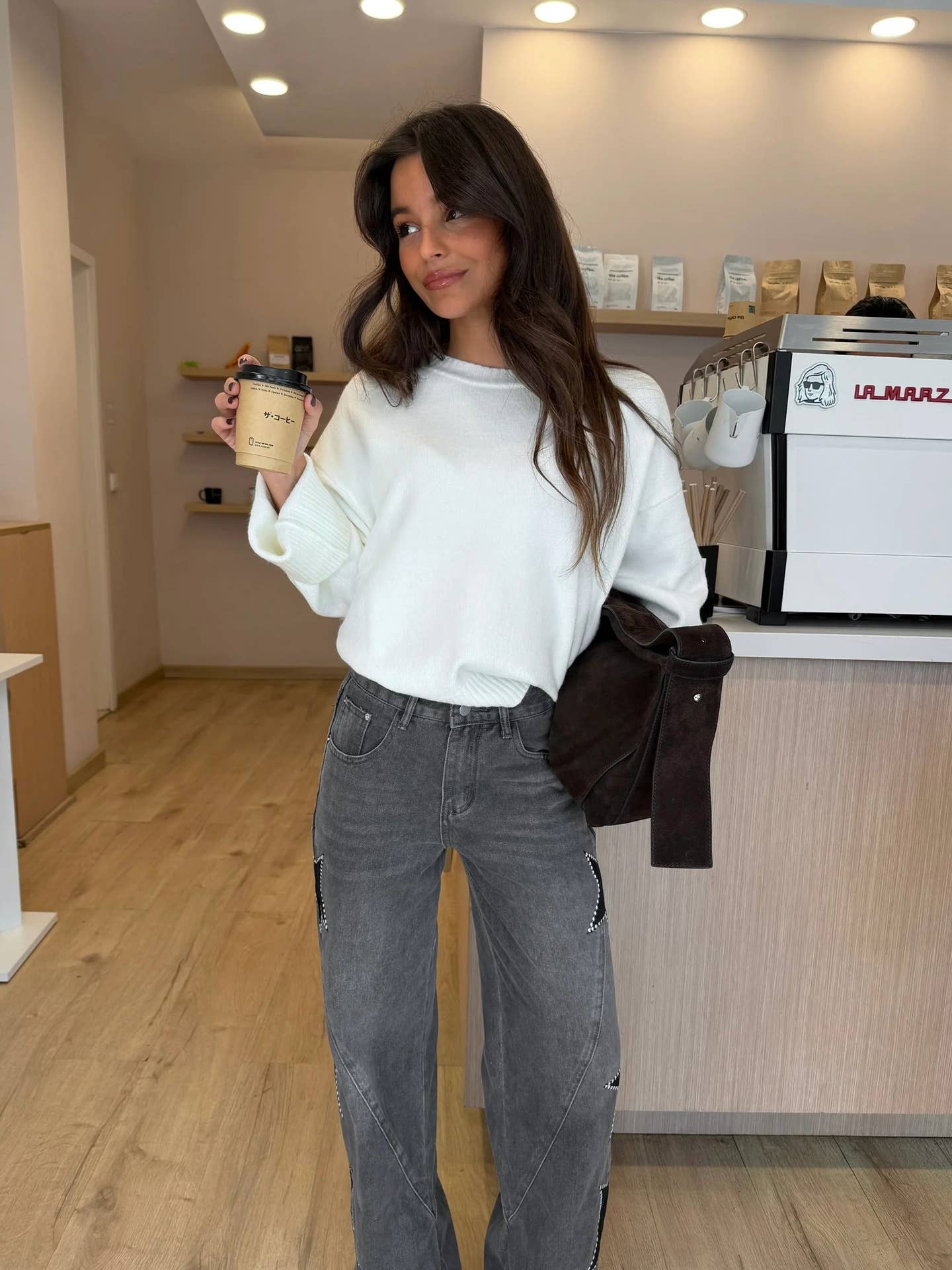 Wholesale Star Print Wide Leg Jeans for your store - Faire