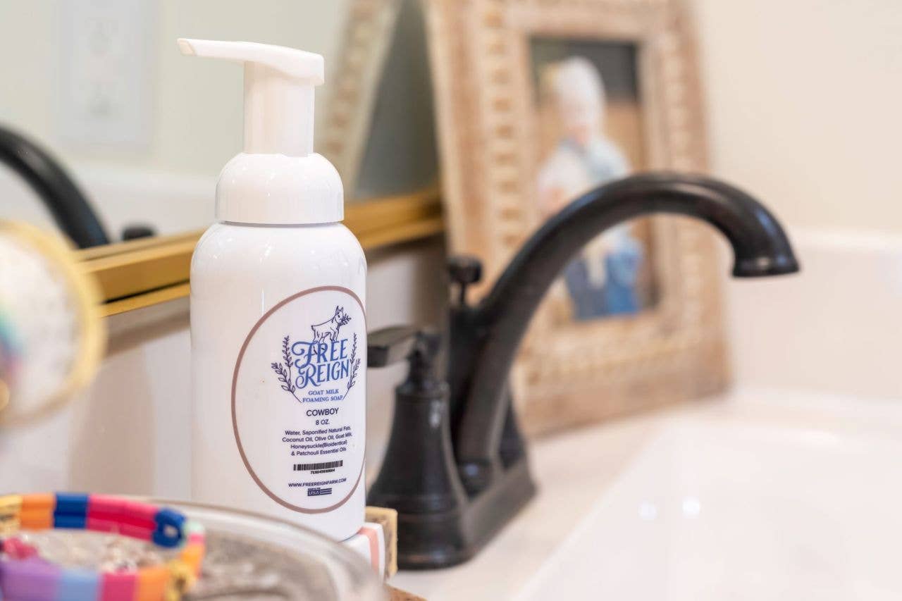 Wholesale Foaming Liquid Goat Milk Hand Soap. All Natural. New Look ...