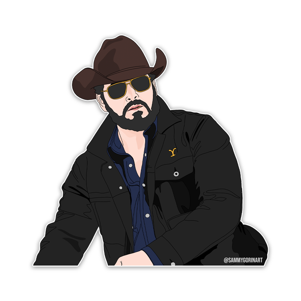 Rip TV Show Stickers Yellowstone Inspired Sticker Pack Yellowstone Send ...