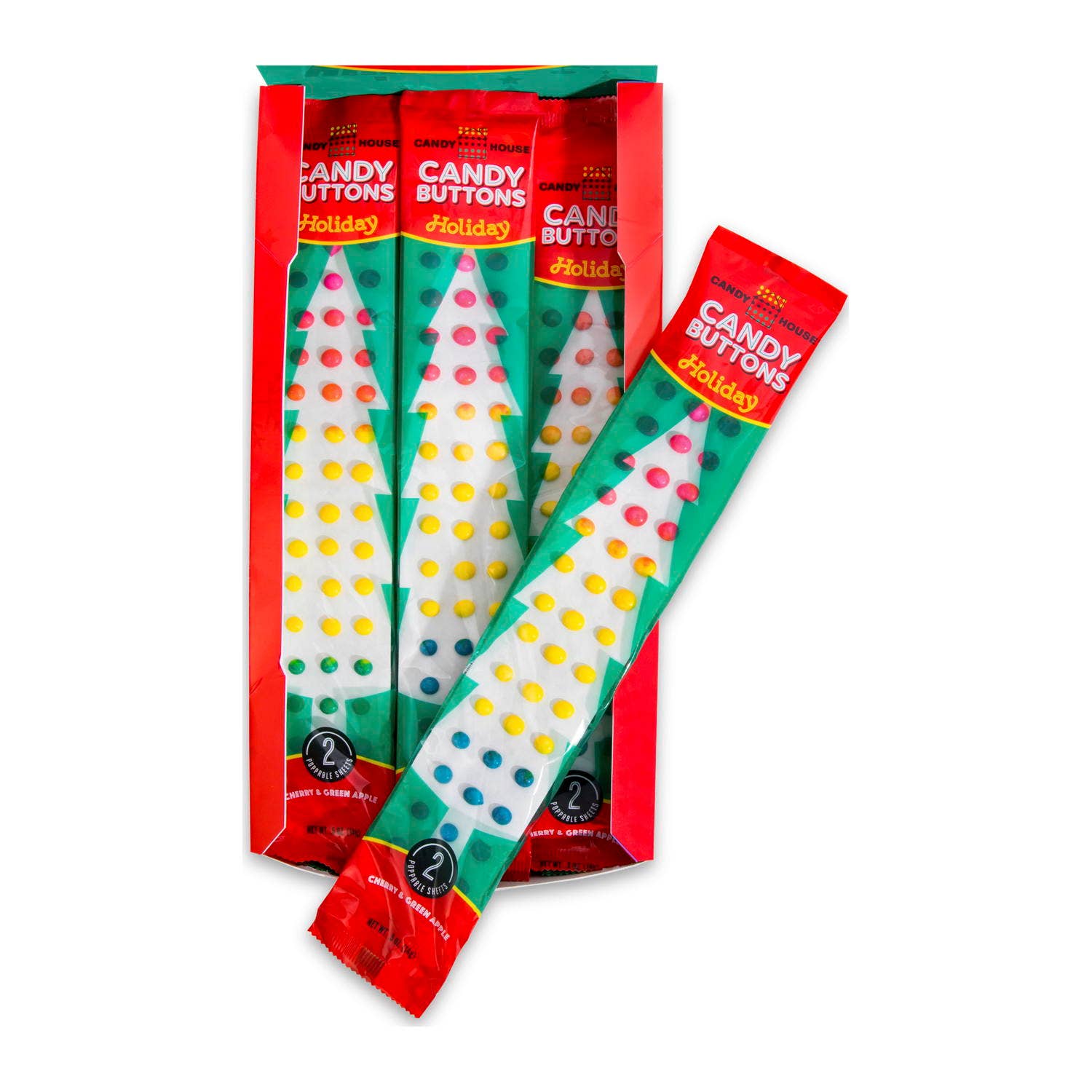 Wholesale Holiday Collection Candy House® Candy Buttons : 24-Count Box ...