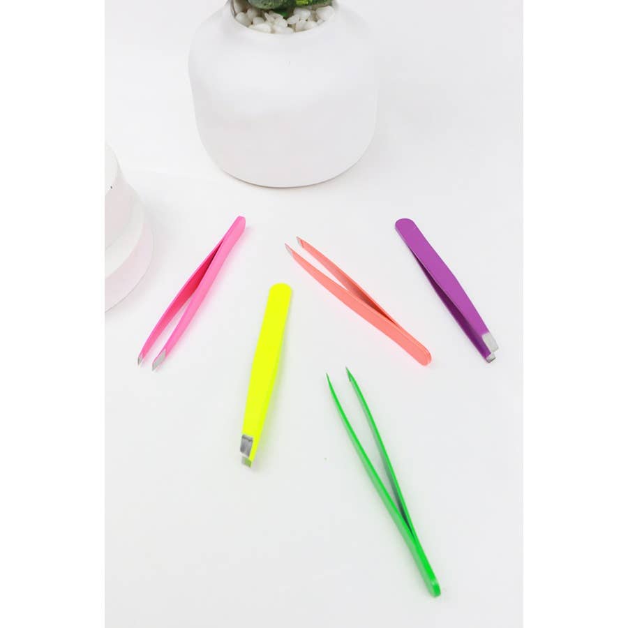 Wholesale Colorful Solid Color Tweezers for your store - Faire