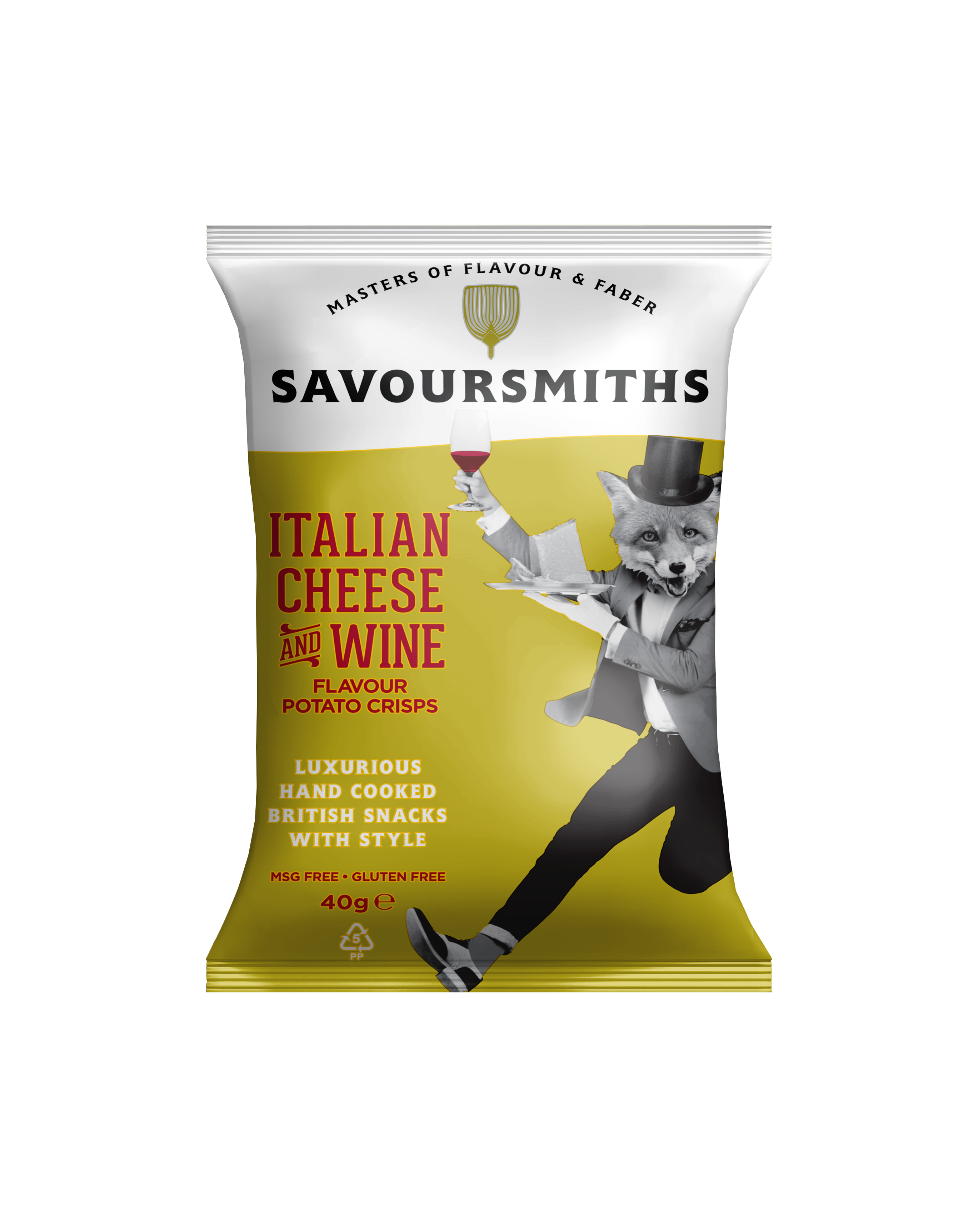 Wholesale Savoursmiths Italian Cheese and Wine Potato Crisps 40g for ...