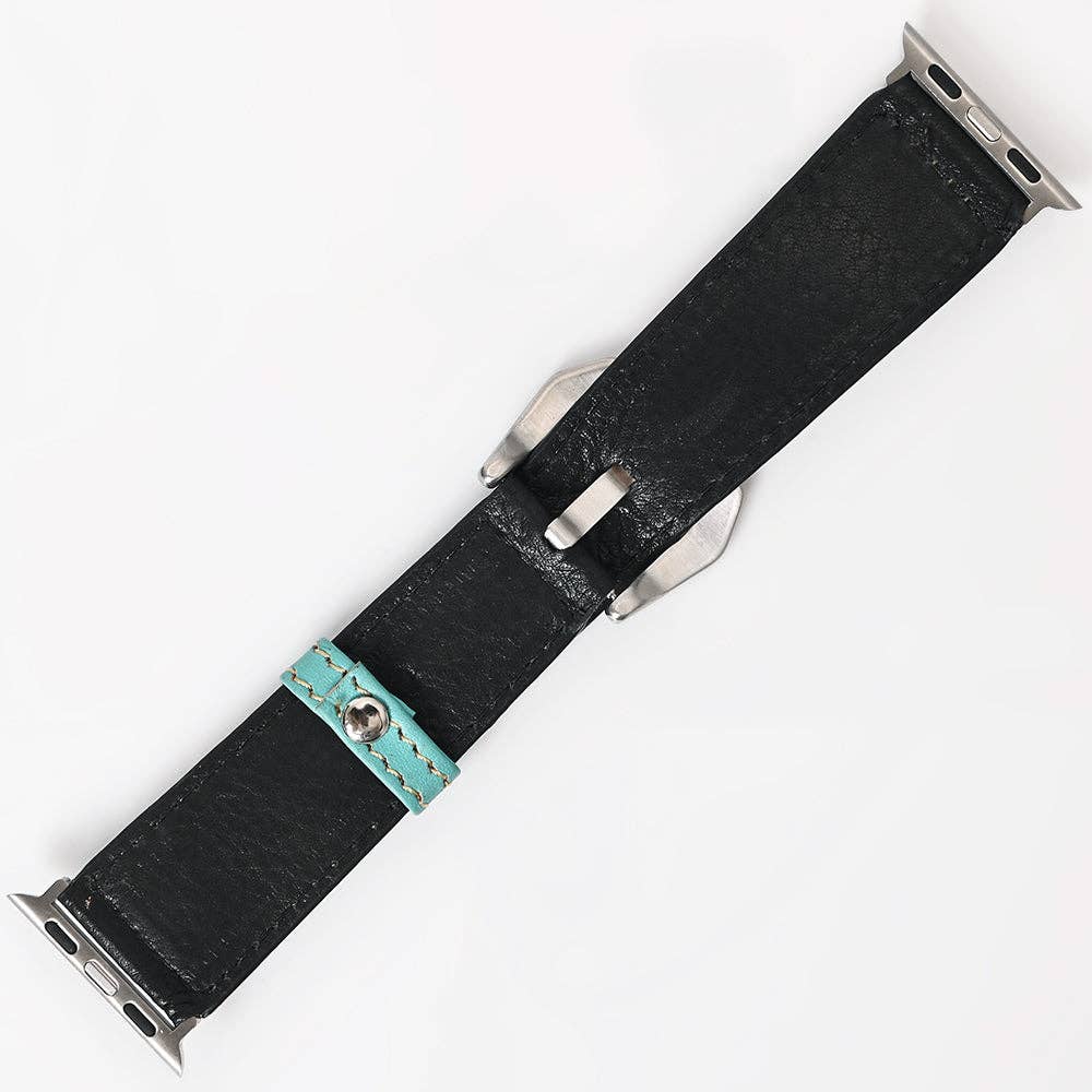 Wholesale ADWAM110 Genuine Leather Hand Painted Smart I Watch Strap for ...