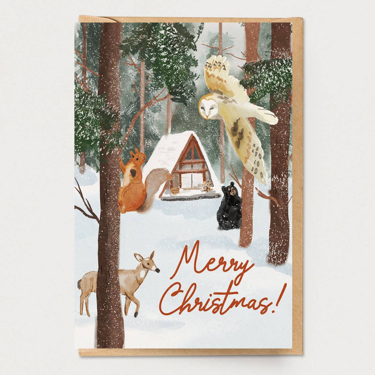 Wholesale Wildlife Christmas Card for your store - Faire