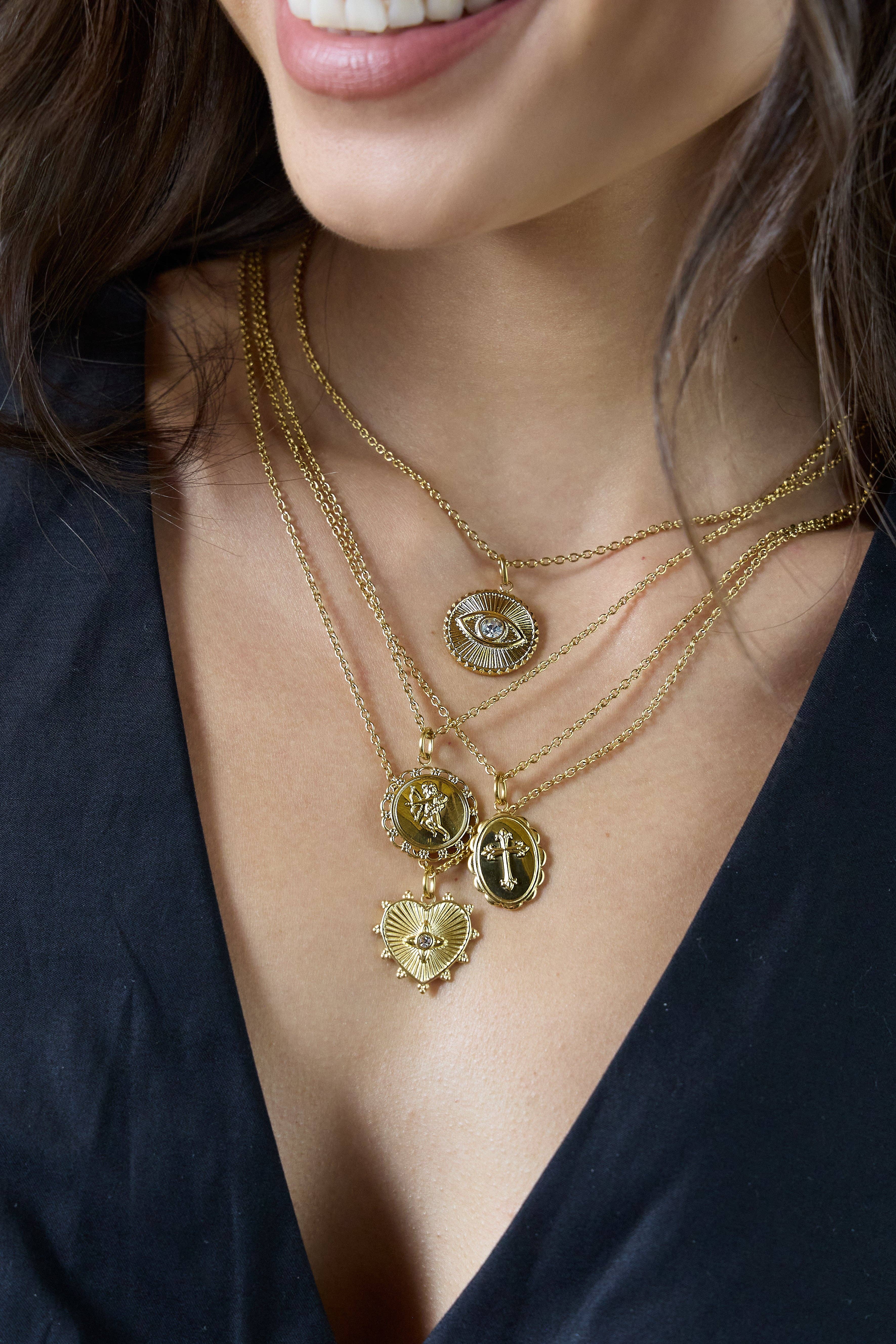 Wholesale Cupid Pendant Necklace for your store - Faire