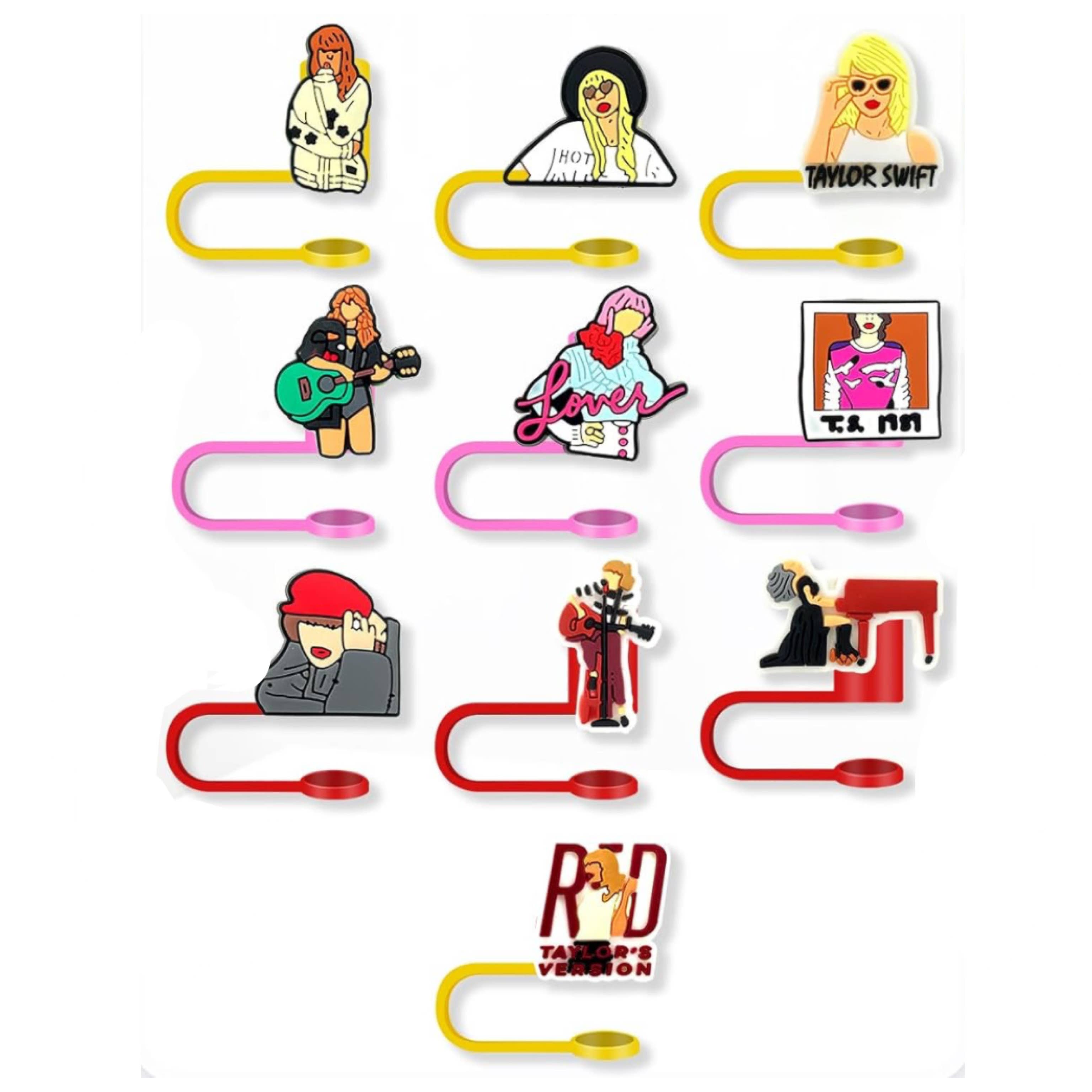 Wholesale Taylor Swift straw covers pack of 10 for your store - Faire