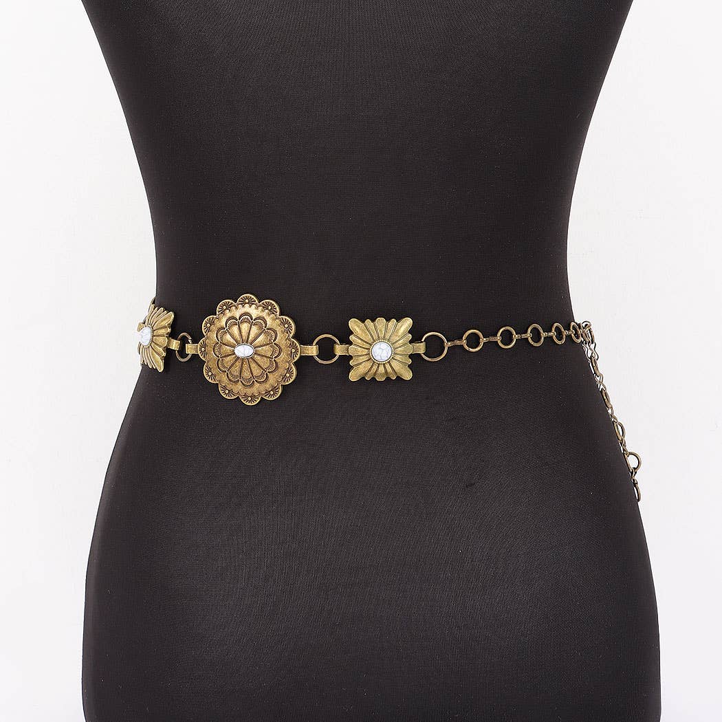 Wholesale Vintage Metal Chain Belt for your store - Faire