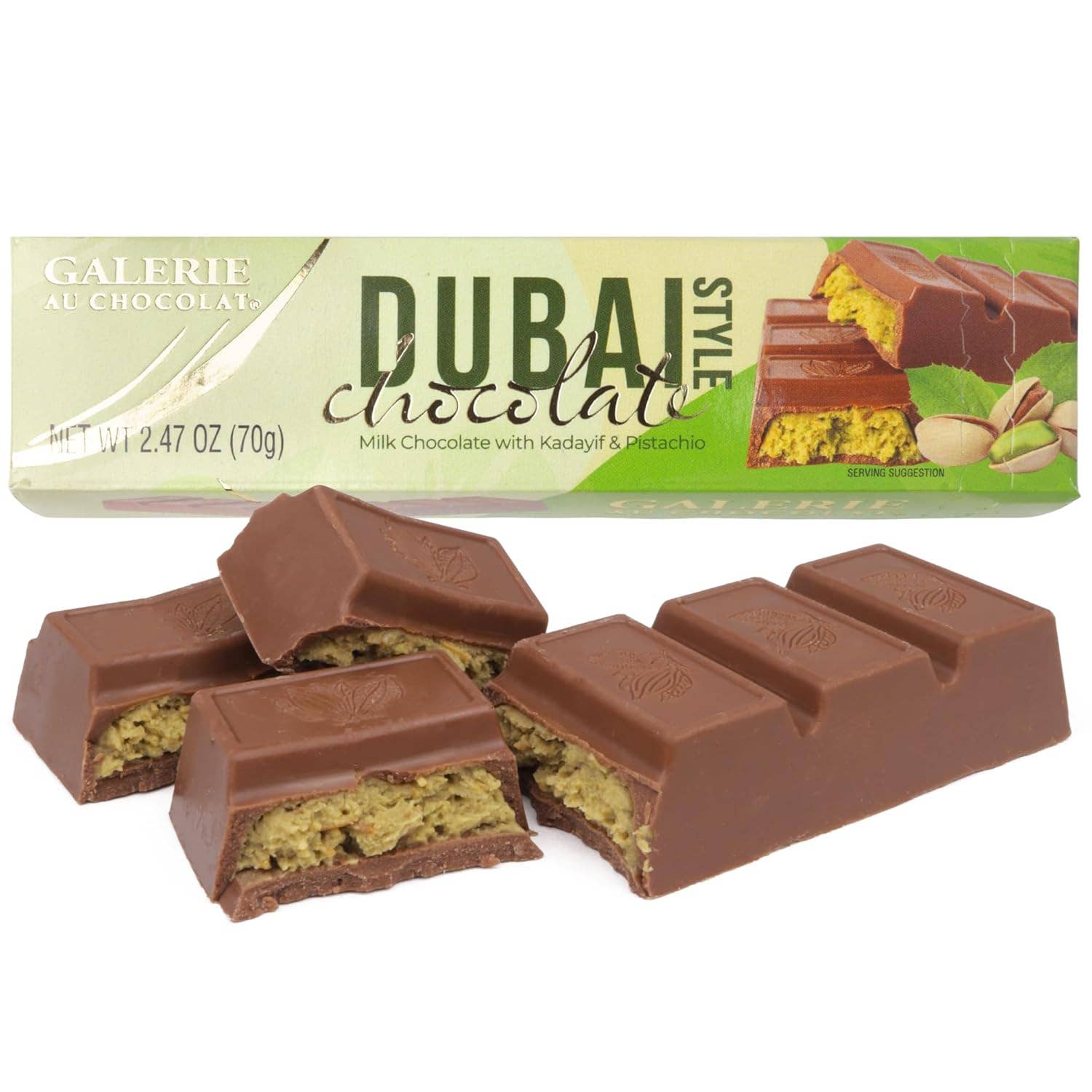 Wholesale Dubai Style Milk Chocolate Bar, Gourmet Candy, 2.74 Ounces ...
