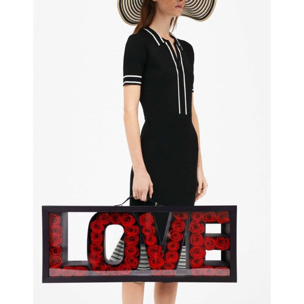 Wholesale Exclusive LOVE Extra Large Box with Handle, Floral Foam Incl