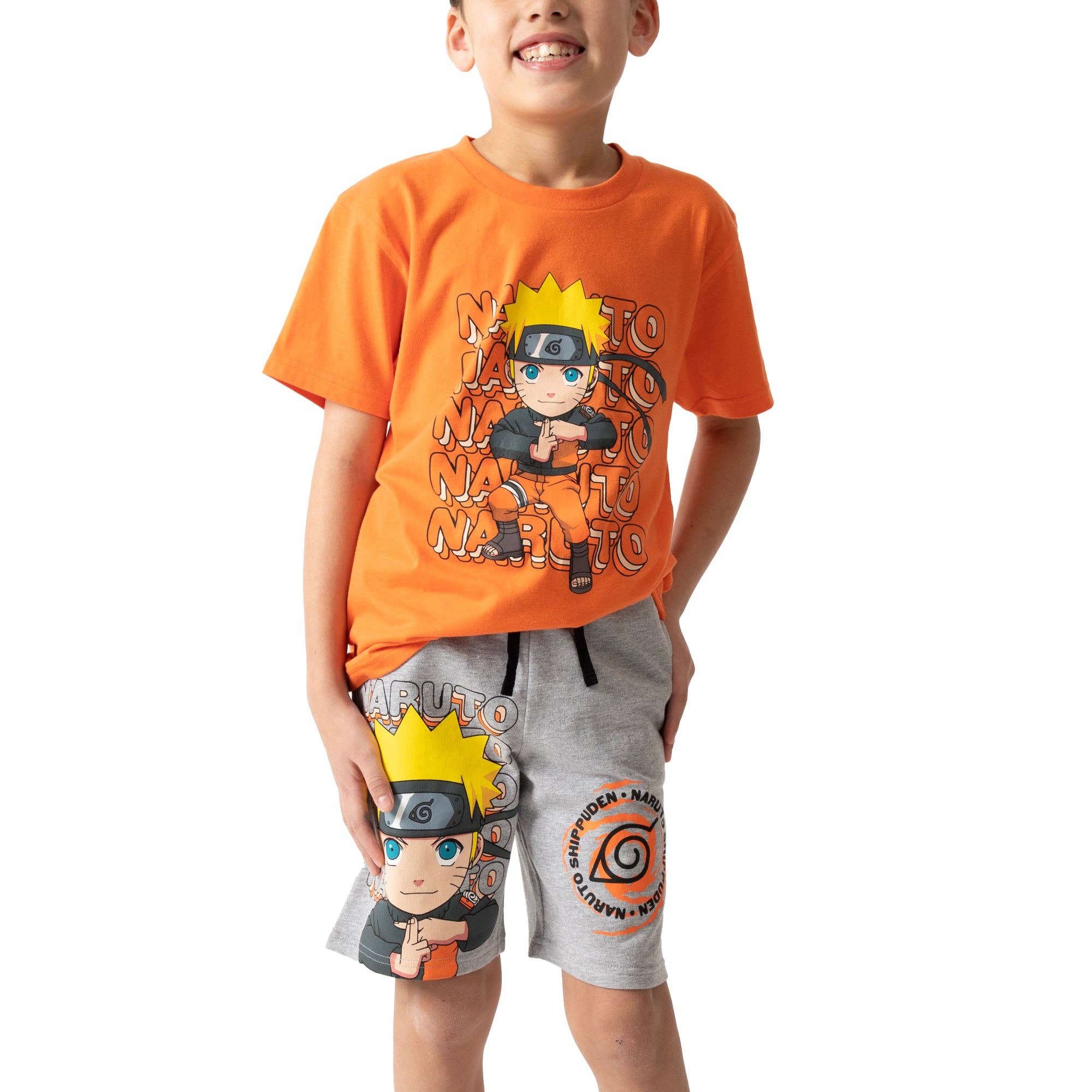 Wholesale Naruto Shippuden Chibi Naruto Boy's T-shirts Graphic Tee And ...