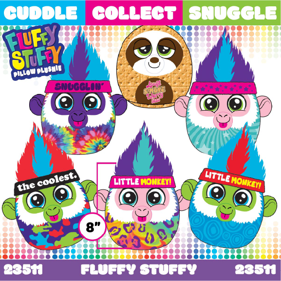 Wholesale FLUFFY STUFFY JUMBO PILLOW PLUSHIE FLOOR DISPLAY- 30/DISPLAY ...