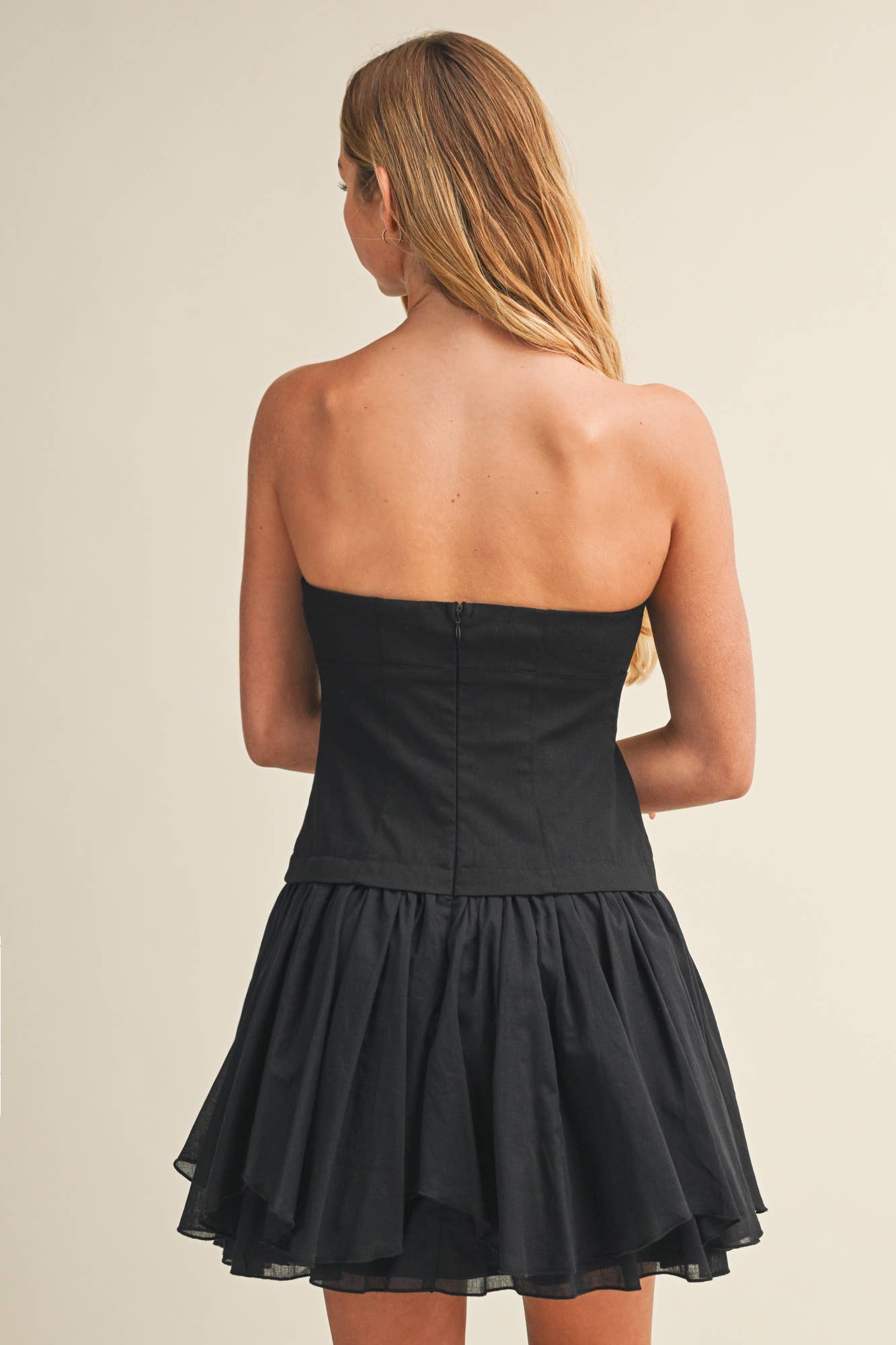 Wholesale TWOFER ASYMMETRICAL HEM BANDEAU DRESS for your store - Faire