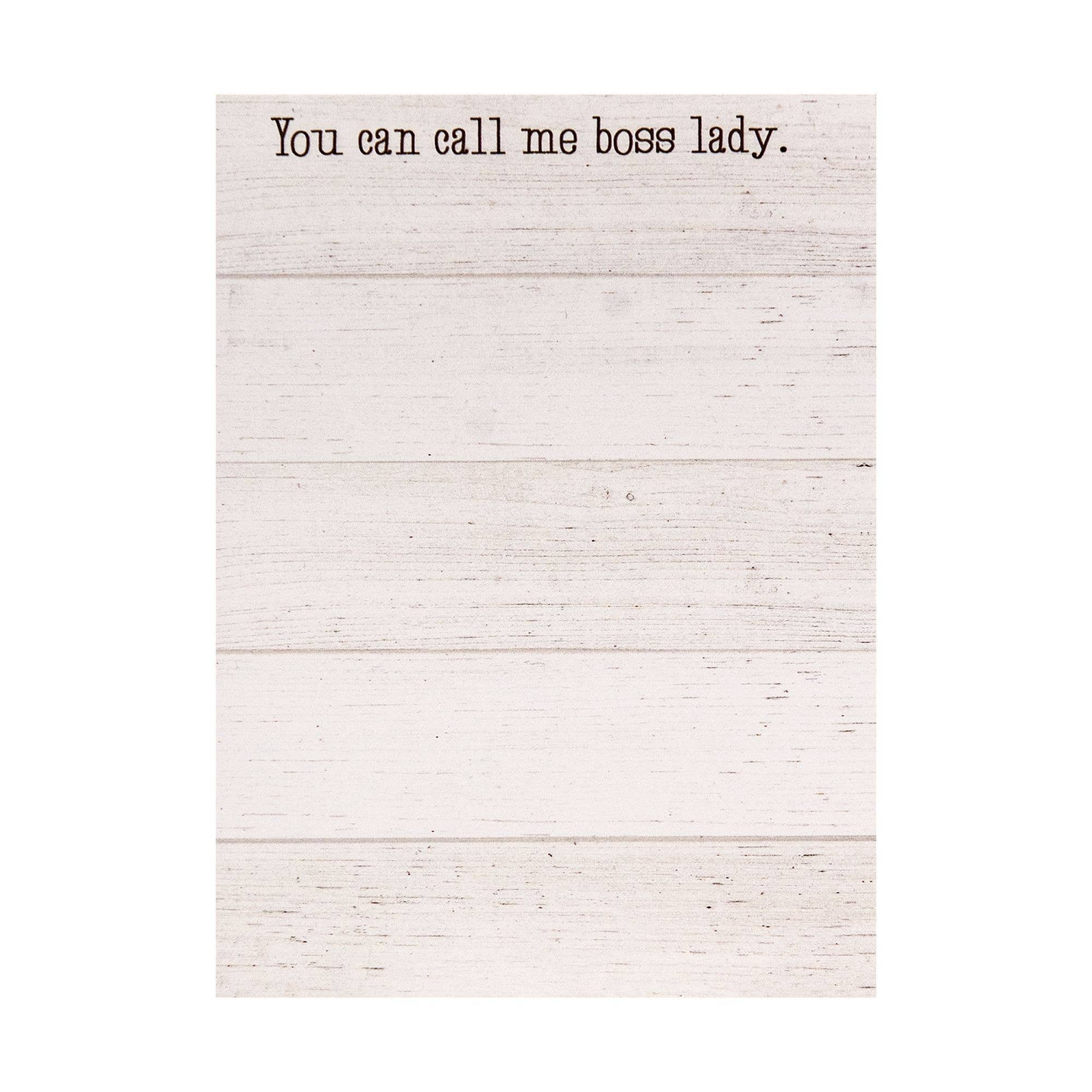 Wholesale You Can Call Me Boss Lady Mini Notepad for your store - Faire